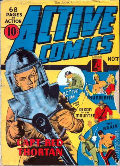 Active Comics #7 Published September 1942 | Key Collect