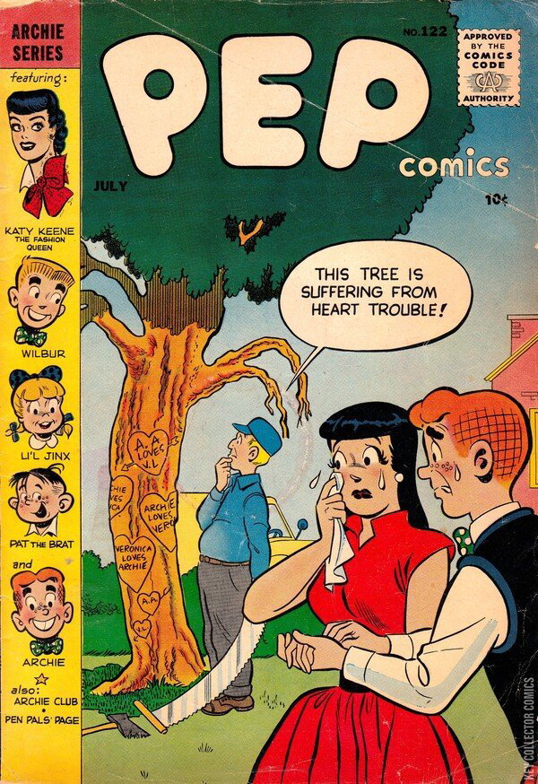 Pep Comics #122 Published July 1957 | Key Collector Comics