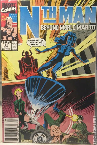 Nth Man #11 Newsstand Published April 1990 | Key Colle