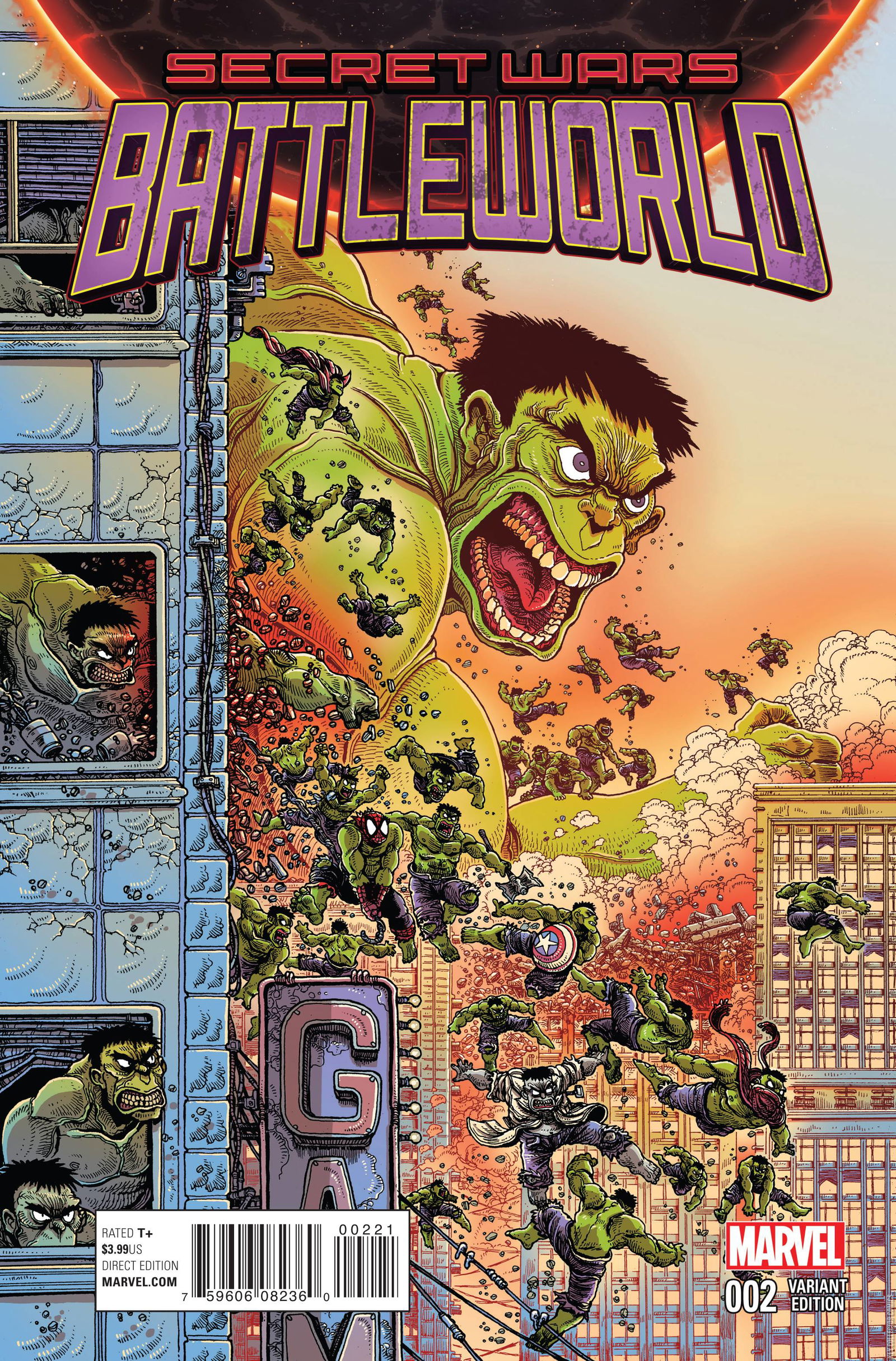 Secret Wars: Battleworld #2 Variant Published June 201