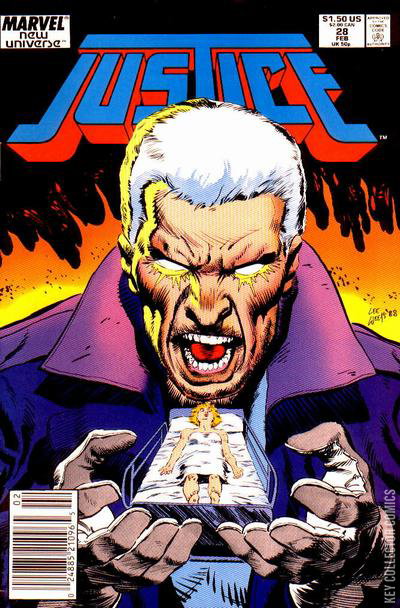 Justice #28 Published February 1989 | Key Collector Comics