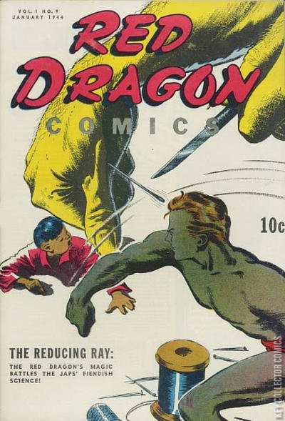 Red Dragon Comics #9 Published January 1944 | Key Colle