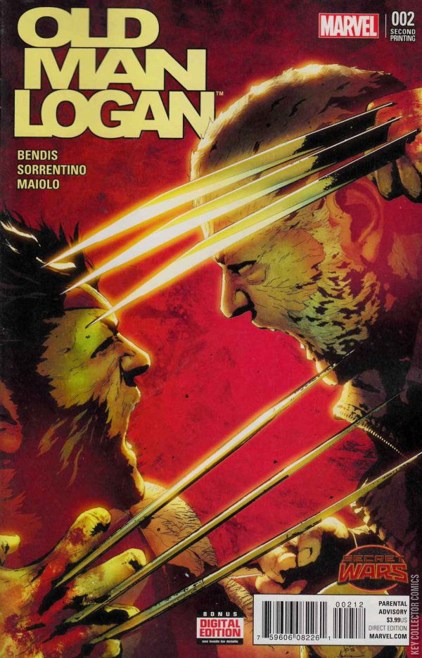 Old Man Logan #2 2nd Print Published September 2015