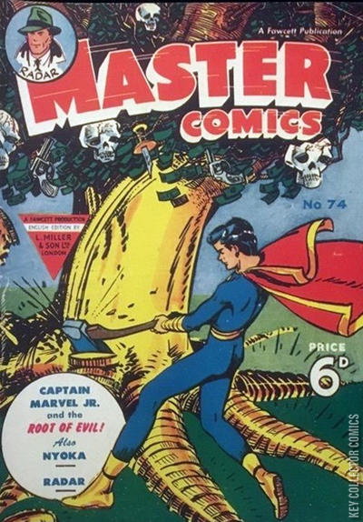 Master Comics #74 UK Edition Published January 1950