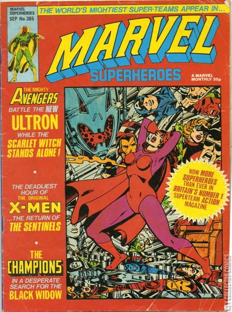 Marvel Super Heroes UK #365 Published September 1980
