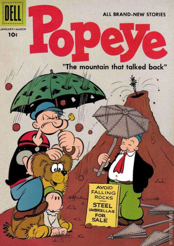 Popeye #39 Published January 1957 | Key Collector Comics