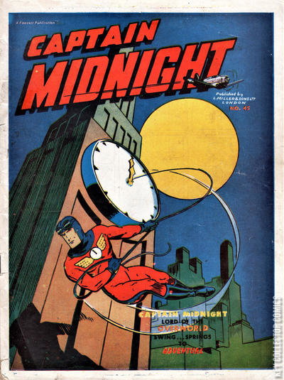 Captain Midnight #45 UK Edition Published January 1946