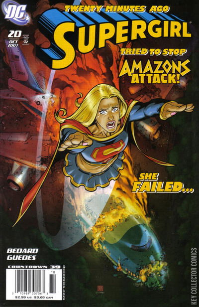 Supergirl #20 Newsstand Published October 2007 | Key C