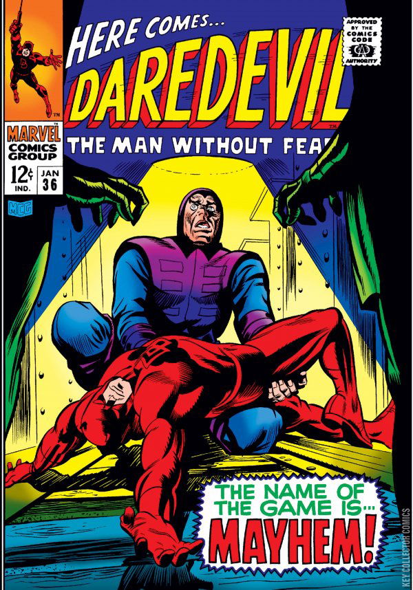 Daredevil #36 Published January 1968 | Key Collector Comics