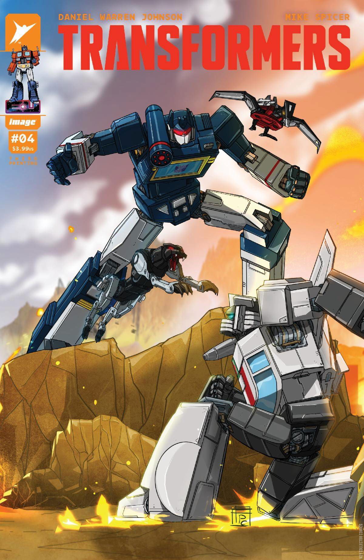 Transformers #4 3rd Print Published May 2024 | Key Col
