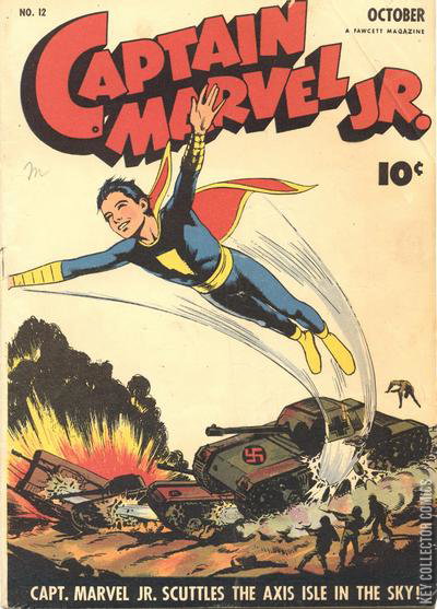 Captain Marvel Jr. #12 Published October 1943 | Key Col