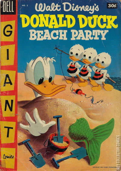 Walt Disney's Donald Duck Beach Party #2 Price Variant Publ