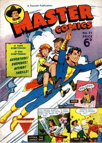 Master Comics #71 UK Edition Published January 1950