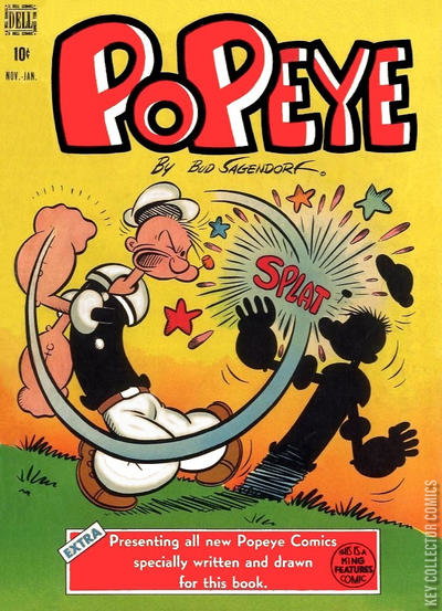 Popeye #4 Published January 1948 | Key Collector Comics