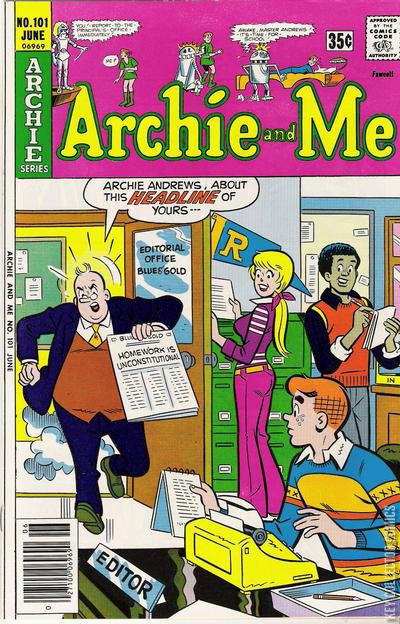 Archie & Me #101 Published June 1978 | Key Collector Comics