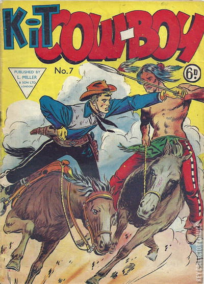 Kit Cowboy #7 UK Edition Published January 1957 | Key