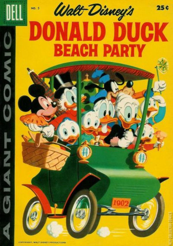 Walt Disney's Donald Duck Beach Party by Dell | Key Collector Comics