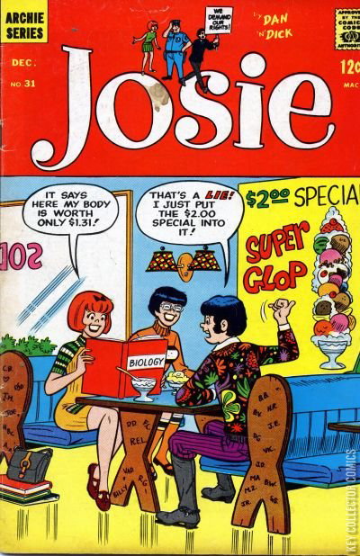 Josie (and the Pussycats) #31 Published December 1967