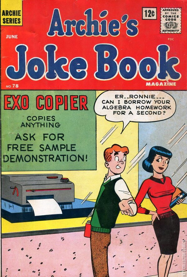 Archie's Joke Book Magazine #78 Published June 1964 | K