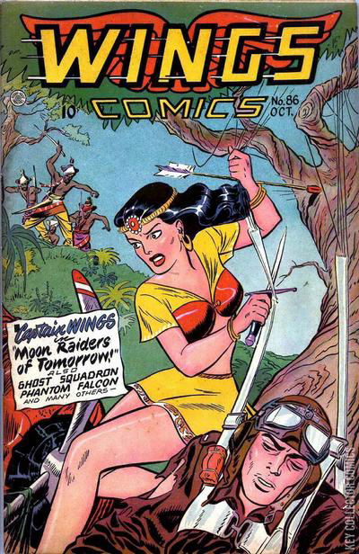 Wings Comics #86 Published October 1947 | Key Collector