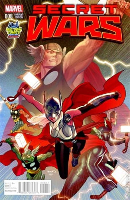 Secret Wars #8 Variant Published December 2015 | Key C