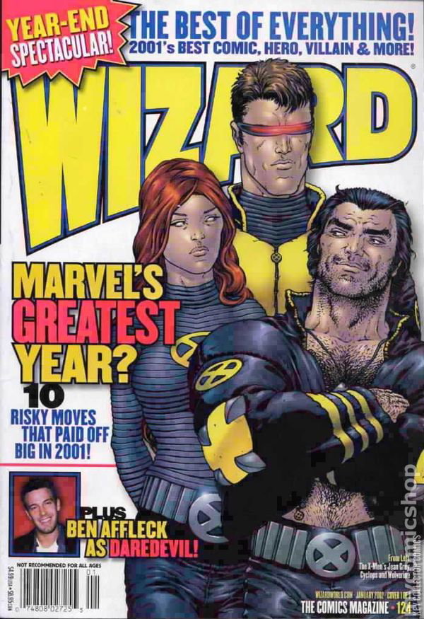 Wizard Magazine #124 Published January 2002 | Key Colle