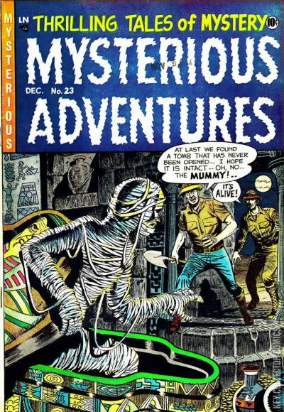 Mysterious Adventures #23 Published December 1954 | Key