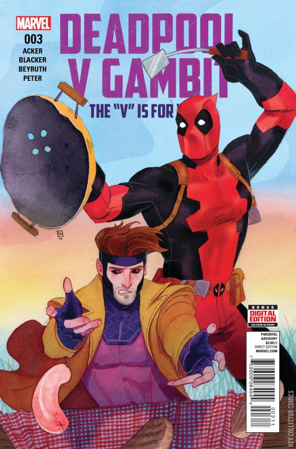 Deadpool vs. Gambit #3 Published August 2016 | Key Coll