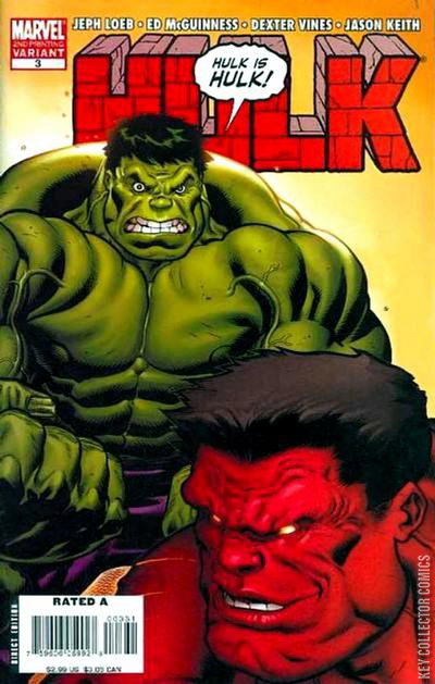 Hulk #3 2nd Print Published May 2008 | Key Collector Comics