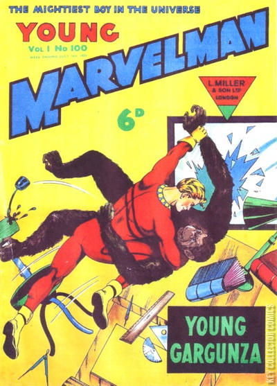 Young Marvelman #100 UK Edition Published July 1955