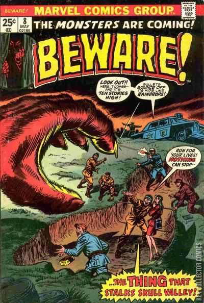 Beware #8 Published May 1974 | Key Collector Comics