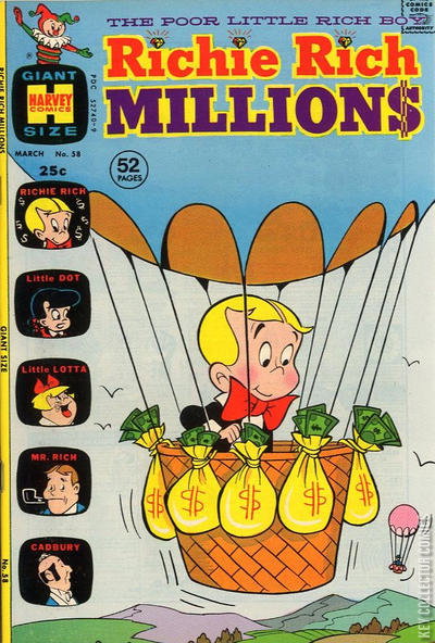 Richie Rich Millions #58 Published March 1973 | Key Col