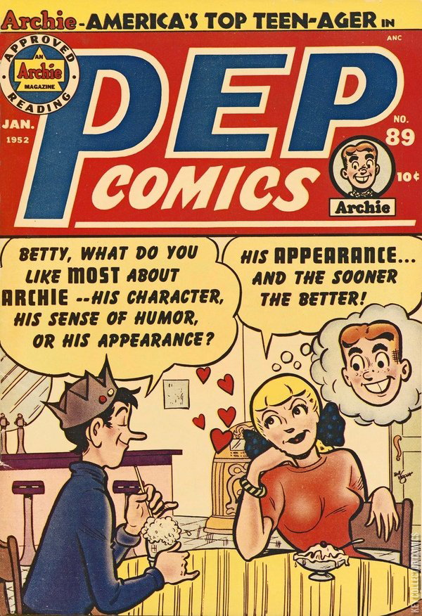 Pep Comics #89 Published January 1952 | Key Collector Comics