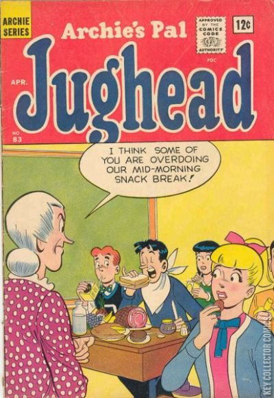 Archie's Pal Jughead #83 Published April 1962 | Key Col