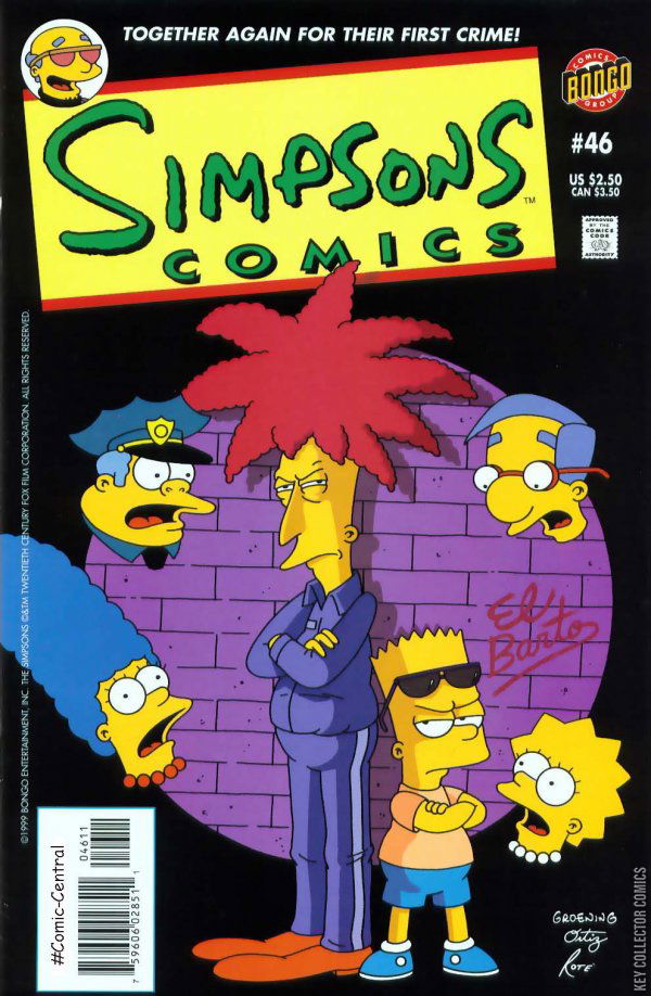 Simpsons Comics #46 Published December 1999 | Key Colle
