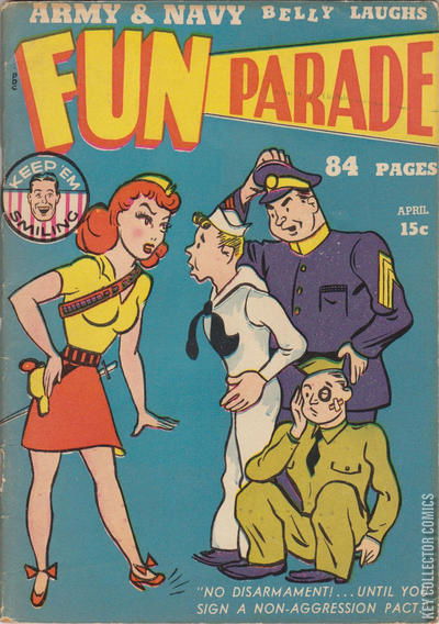 Army & Navy Fun Parade #5 Published April 1942 | Key Co