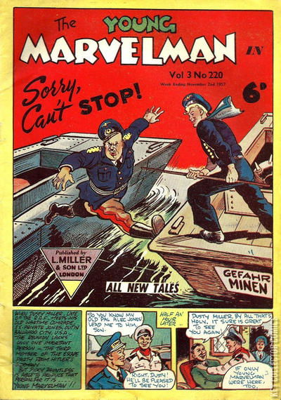 Young Marvelman #220 UK Edition Published November 195