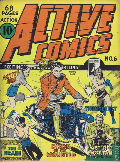 Active Comics #6 Published July 1942 | Key Collector Comics