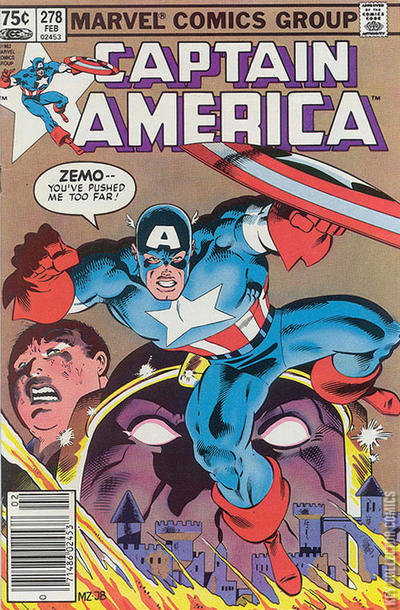 Captain America #278 Canadian Published February 1983