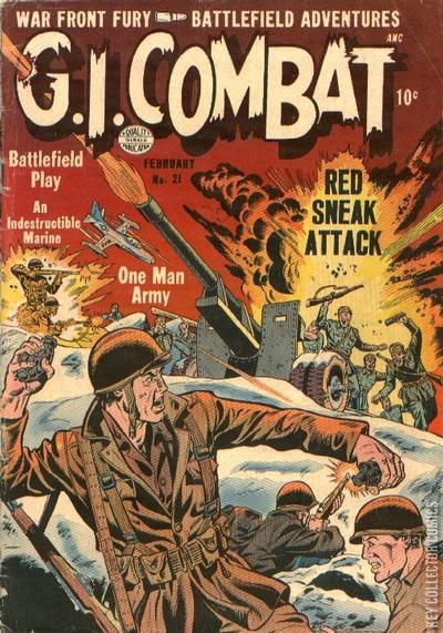 G.I. Combat #21 Published February 1955 | Key Collector