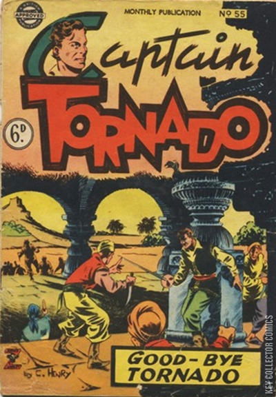 Captain Tornado #55 UK Edition Published January 1952