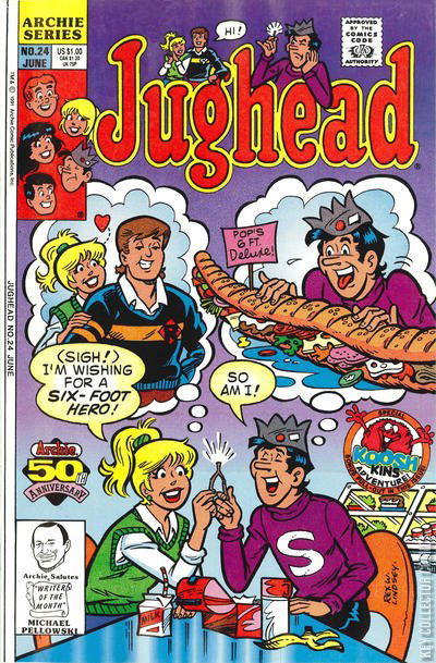 Jughead #24 Published March 1991 | Key Collector Comics