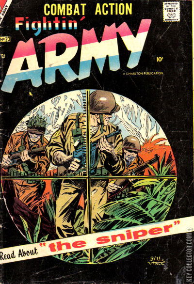 Fightin' Army #23 Published December 1957 | Key Collect