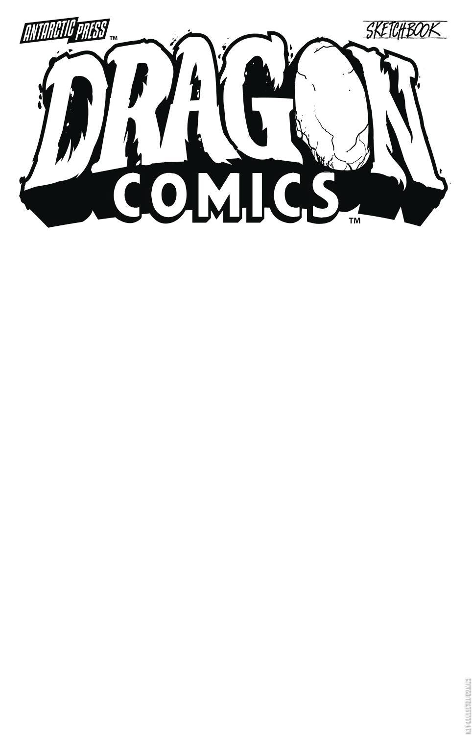 Dragon Comics Sketchbook by Antarctic Press | Key Collector Comics