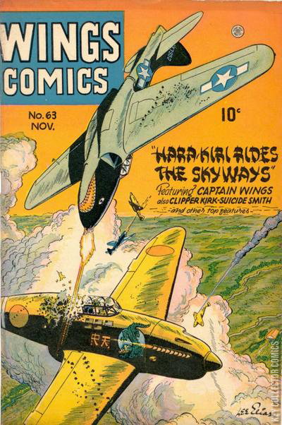 Wings Comics #63 Published November 1945 | Key Collecto