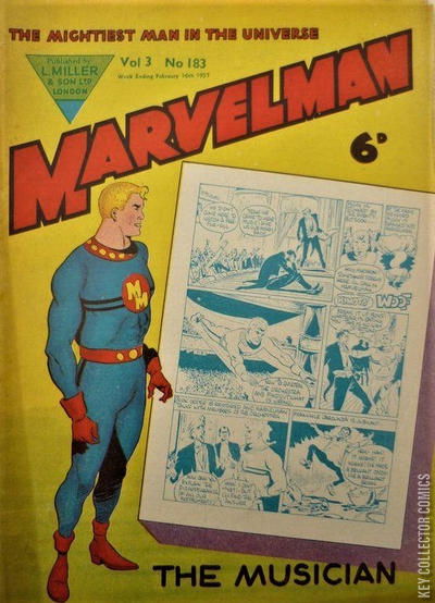 Marvelman #183 UK Edition Published January 1954 | Key