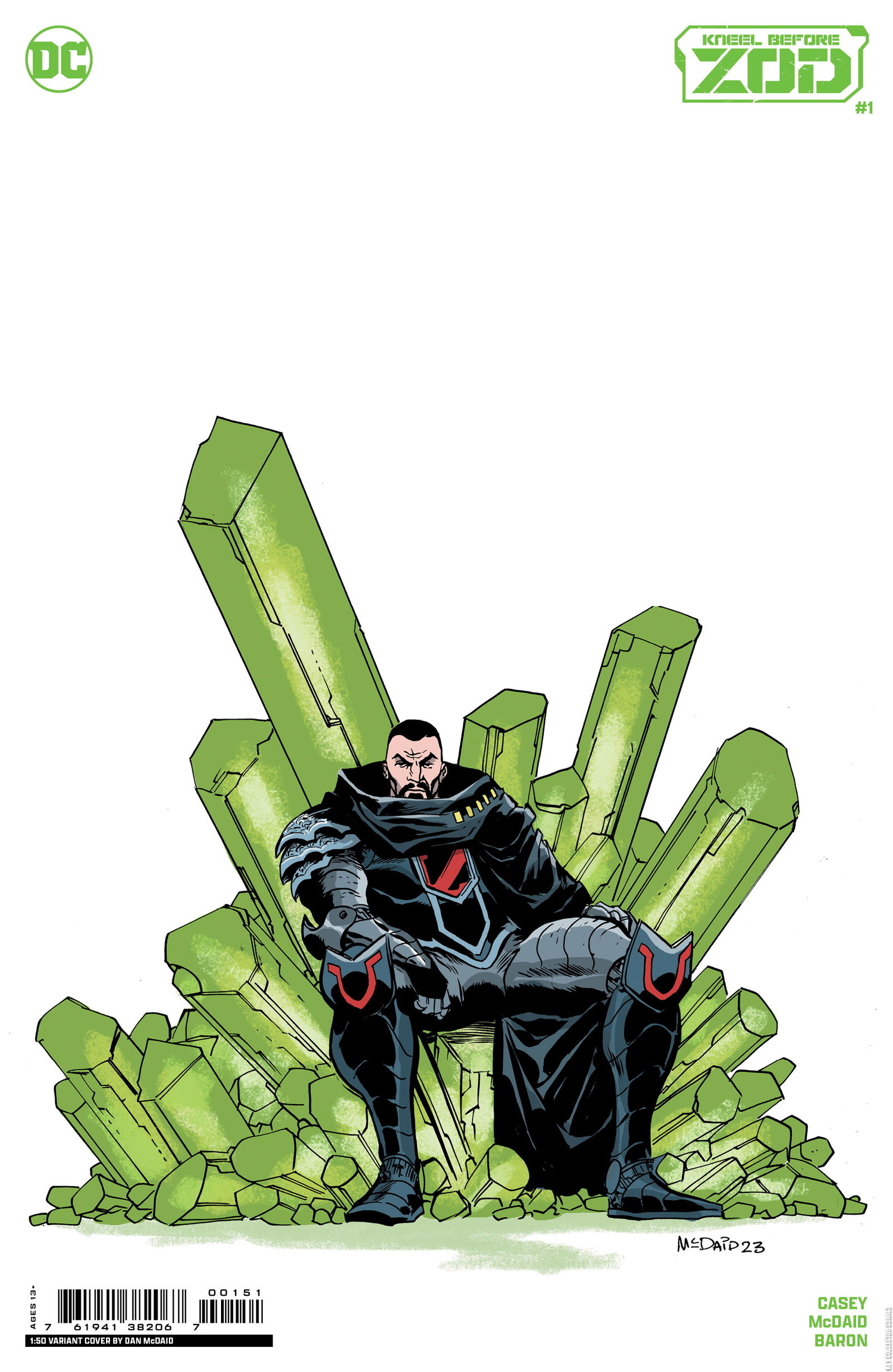 Kneel Before Zod #1 1:50 Published January 2024 | Key