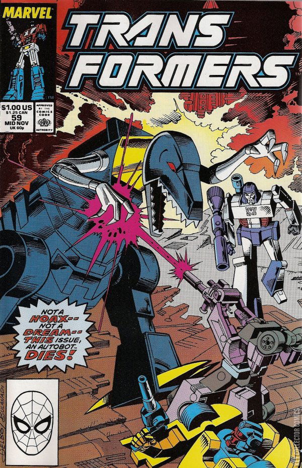 Transformers, The #59 Published November 1989 | Key Col