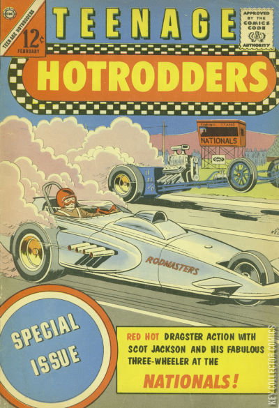Teenage Hotrodders #6 Published February 1964 | Key Col