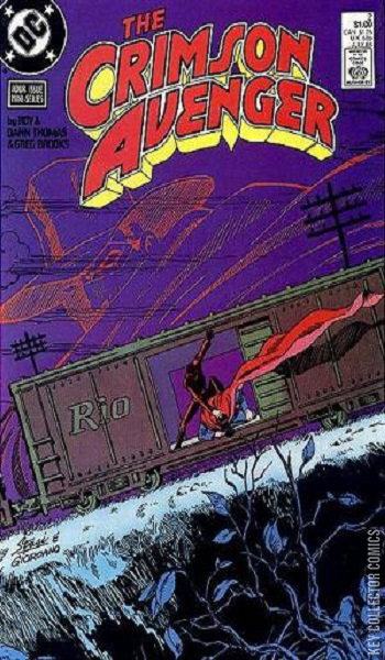 The Crimson Avenger #2 Published July 1988 | Key Collec